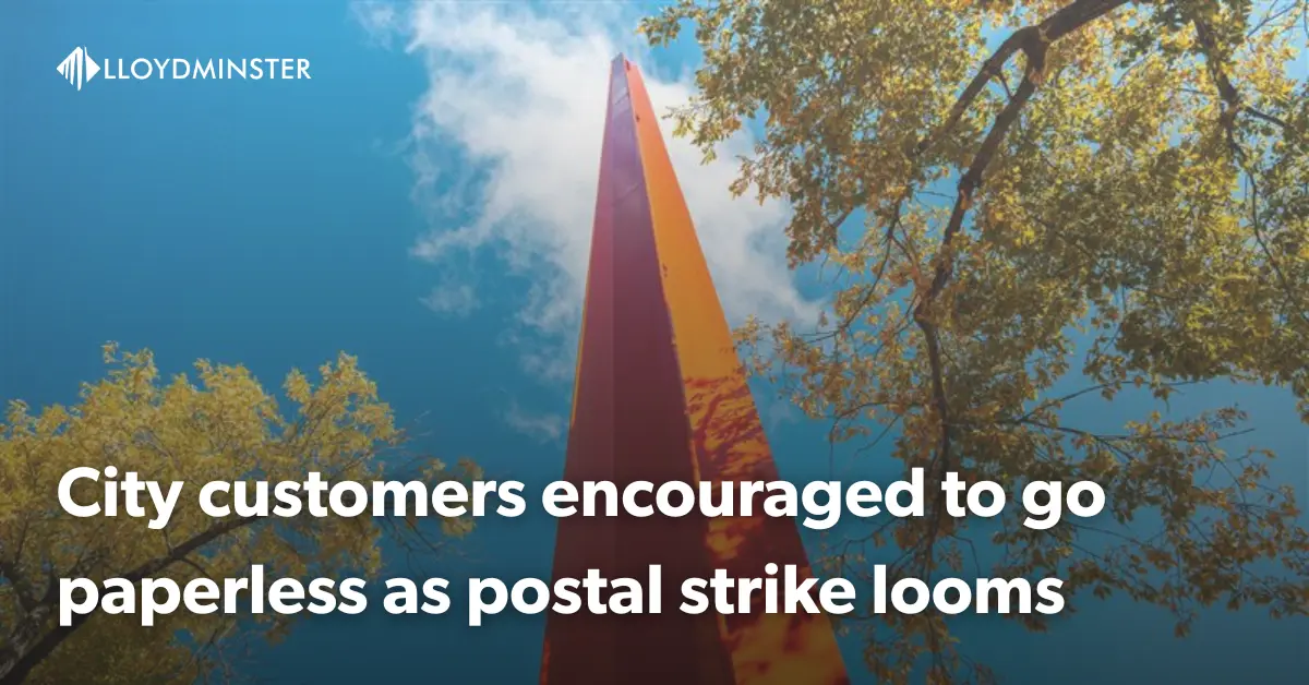 City customers encouraged to go paperless as postal strike looms